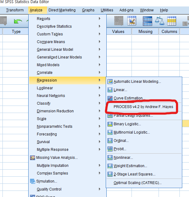 프로세스 매크로 설치 방법(spss process macro) : 네이버 블로그