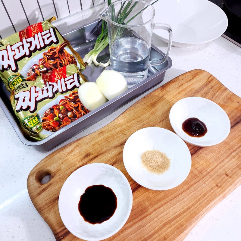 짜파게티 맛있게 끓이는법 짜파게티 물양 조절 간단하고 맛있는 꿀 조합 레시피 네이버 블로그