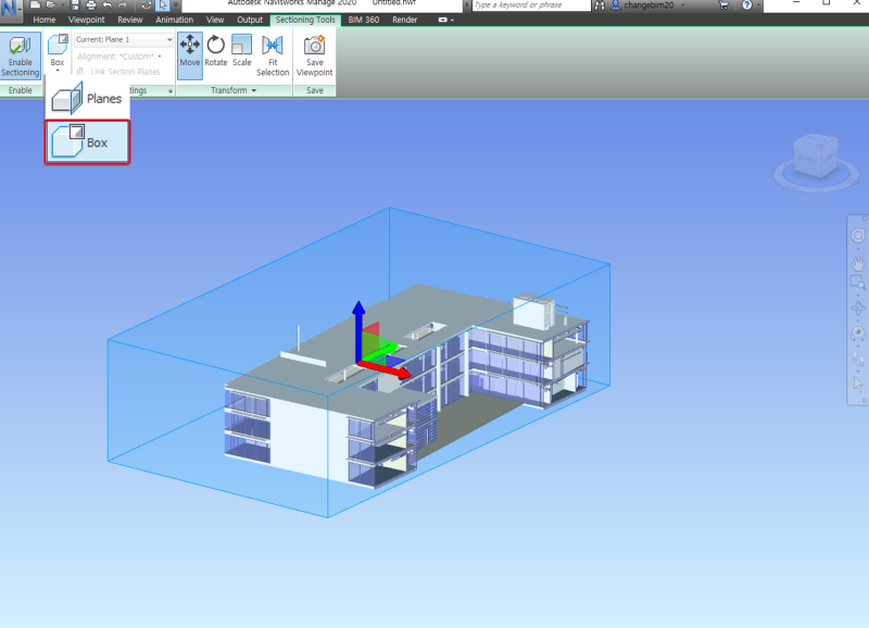 [BIM TIP] Navisworks Tip-6 나비스웍스 주요 기능-3 단면 처리 : 네이버 블로그