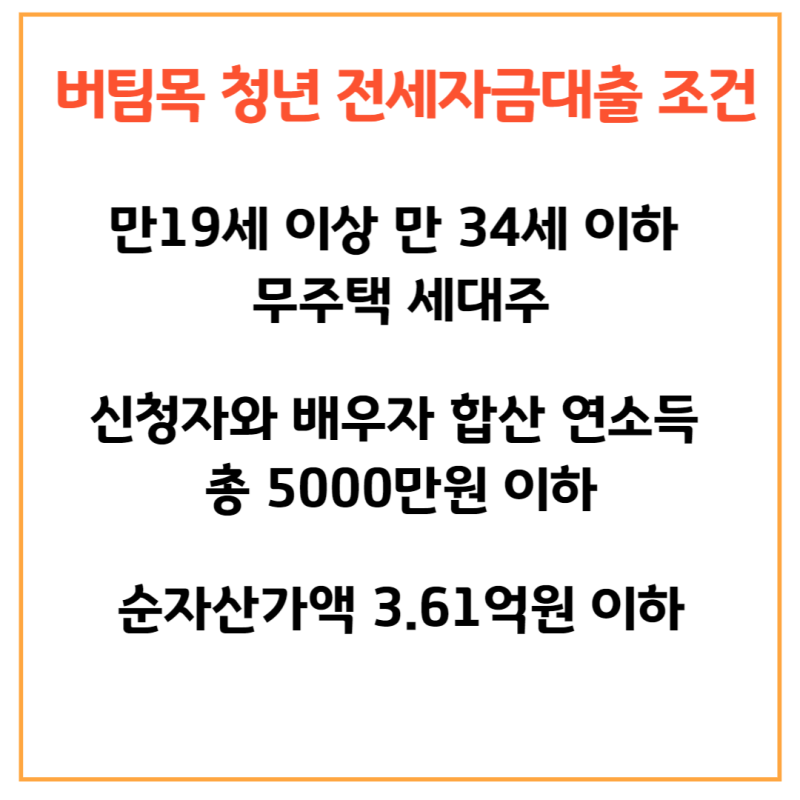 버팀목 청년 전세자금대출 조건 금리 필요서류 기타 청년 대상 전세대출 알아보기 네이버 블로그