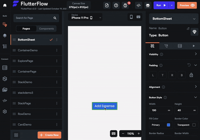 [ 코드없이 개발하기 FlutterFlow ] 185#.커스텀(Custom - Components ) : 네이버 블로그
