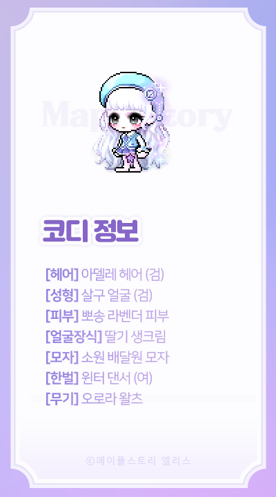 메이플스토리 2월 4주 차 코디 셋업 신규 스라벨 잡로얄 활용 코디 추천 네이버 블로그