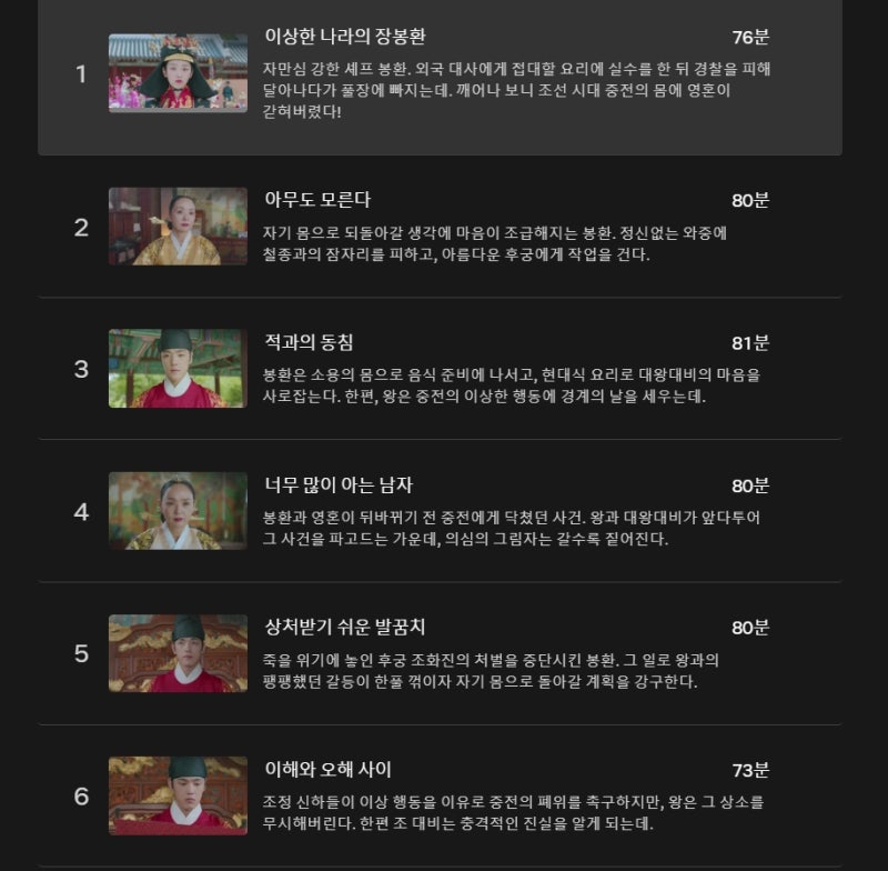 신작 공개되자마자 넷플릭스 인기드라마 순위 1위 퓨전사극 철인왕후 대나무숲 출연진코믹 로맨스 방영종료한국드라마 티빙 추천