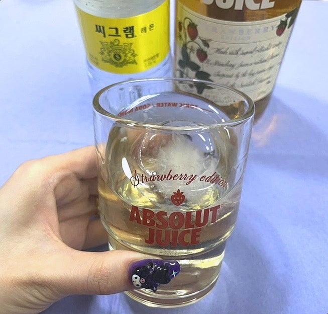 Absoult 앱솔루트 딸기맛 시음 후기앱솔루트 주스 칵테일 글라스 세트 스트로베리 에디션 네이버 블로그