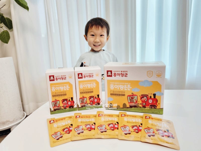 키즈홍삼 홍이장군 홍이랑튼튼 신학기 아기면역력 쑥쑥 네이버 블로그