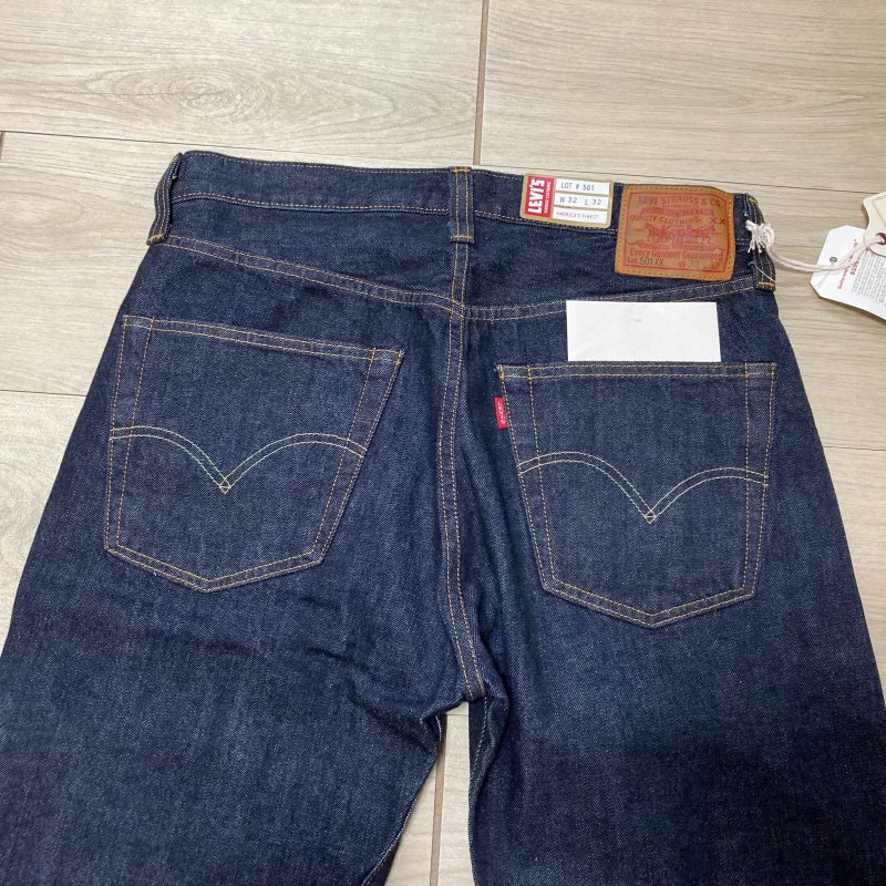 리바이스 LVC47501 린스드 솔직한 후기 & 소킹하는 법, 사이즈, 착용샷 : 네이버 블로그