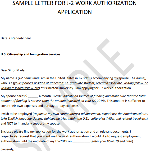 🇺🇸) 미국 J2 비자 워크 퍼밋 신청 (J-2 Work Authorization)-필요 서류, 보내는 주소 확인 등 : 네이버 블로그