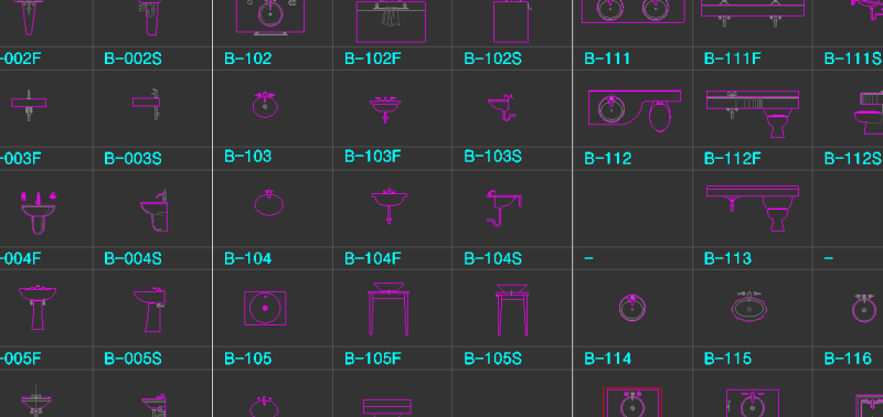 오토캐드 소스 파일 무료 다운로드 Autocad 가구 도기 기구 조명 네이버 블로그
