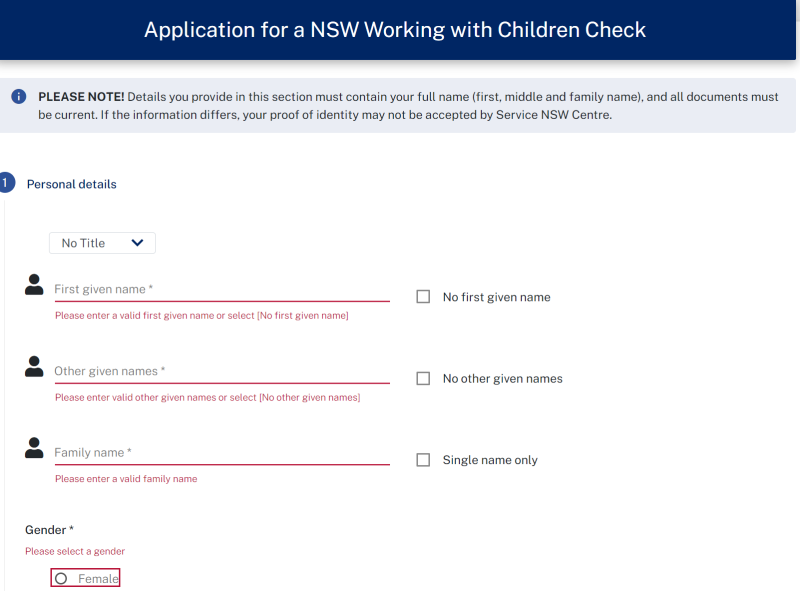 Working with Children Check (WWCC) 신청하기 NSW : 네이버 블로그