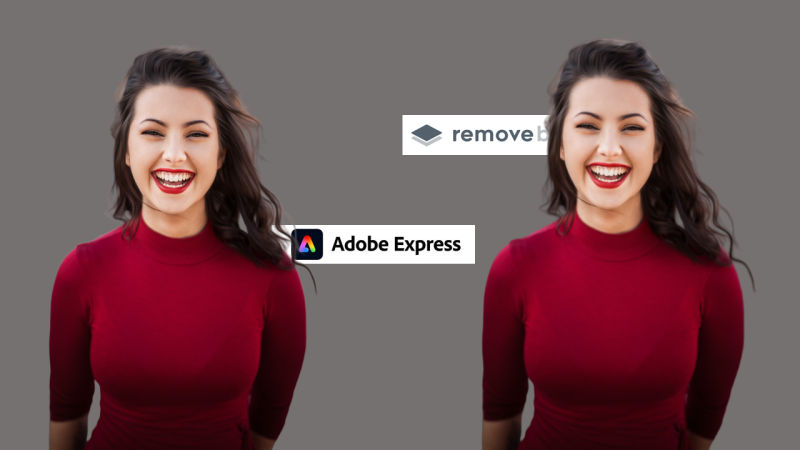 사진 배경 제거 툴사이트 비교 리무브비지 Removebg 어도비 익스프레스 Adobe Express 이미지 배경 지우기