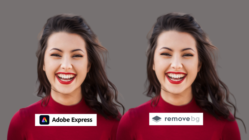 사진 배경 제거 툴사이트 비교 리무브비지 Removebg 어도비 익스프레스 Adobe Express 이미지 배경 지우기