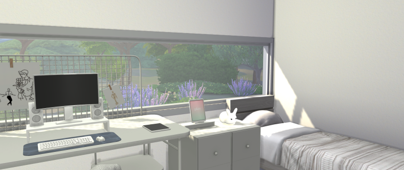 [심즈4] wide short window : 네이버 블로그