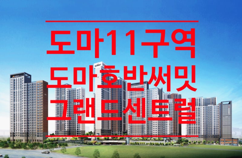 도마 호반써밋 그랜드센트럴 도마변동11구역 분양 단지 세대정보 총정리 네이버 블로그
