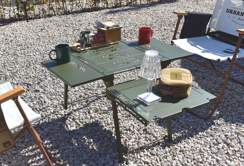 캠핑테이블 한스캠핑 포트리스 IGT 테이블 추천 및 구성 살펴보기 : 네이버 블로그