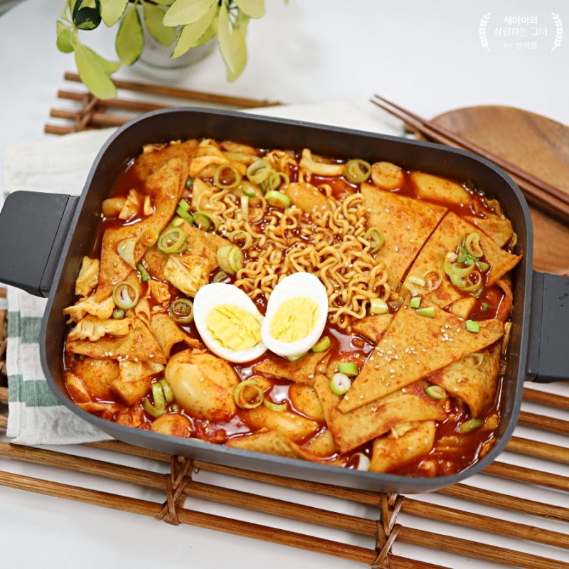 떡볶이 황금레시피 꿀팁 양념소스 푸짐한 간식 라볶이 레시피 만들기 네이버 블로그