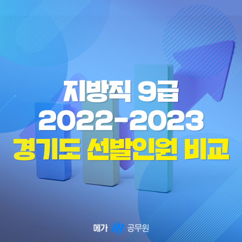 2022 2023 경기도 지방직 공무원선발인원and합격선 확인 네이버 블로그
