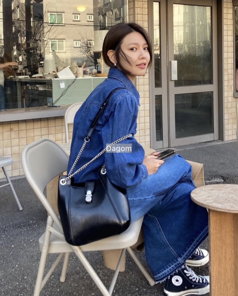 수영 여자청청패션 데님스커트 데님셔츠 데님셋업 패션의 정석 네이버 블로그