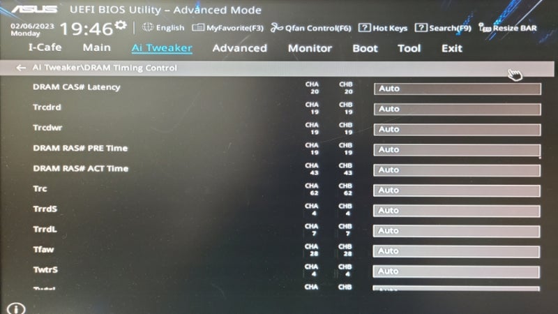 ASUS EX-A320M-GAMING 메인보드 PBO 활성화 및 램오버 설정방법 (feat. 시네벤치 R23 설치/테스트 ...