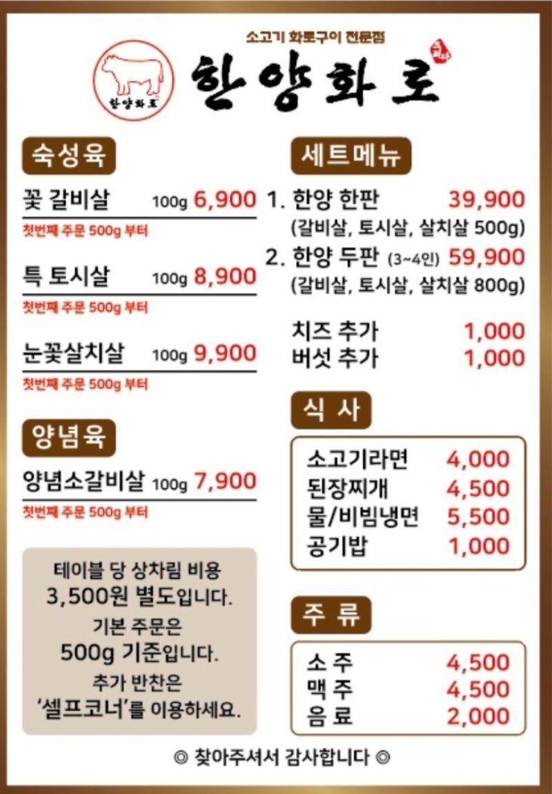 창원 대방동 맛집 소고기 화로구이 전문점 ‘한양화로 대방점 후기 네이버 블로그