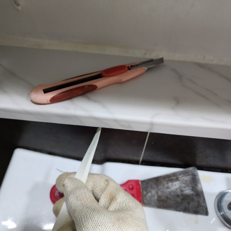 욕실 타일 페인트 3년 사용 후기 사용하면 안 되는 곳 주방 벽타일 페인트 욕실 시트지 네이버 블로그