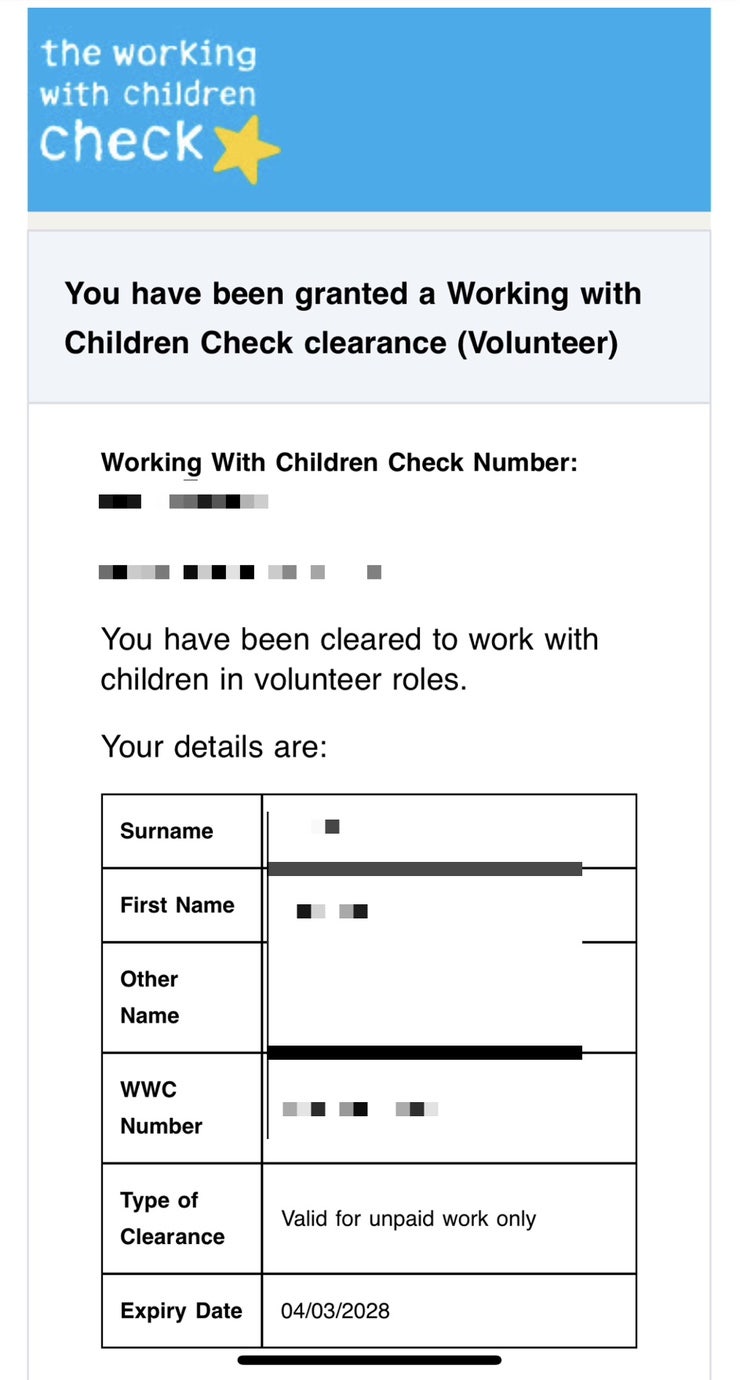 Working with Children Check (WWCC) 신청하기 NSW : 네이버 블로그