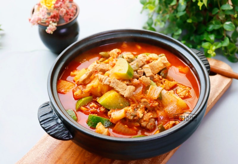 편스토랑 류수영 고추장찌개 레시피 어남선생 삼겹고추장찌개 애호박 돼지고기 고추장찌개 네이버 블로그