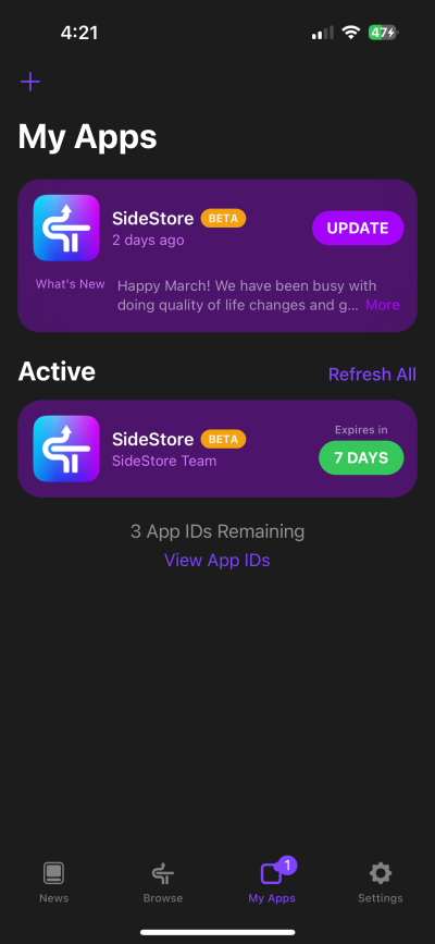 PC없이 Altstore 갱신하기, SideStore(사이드스토어) 설치 방법 : 네이버 블로그