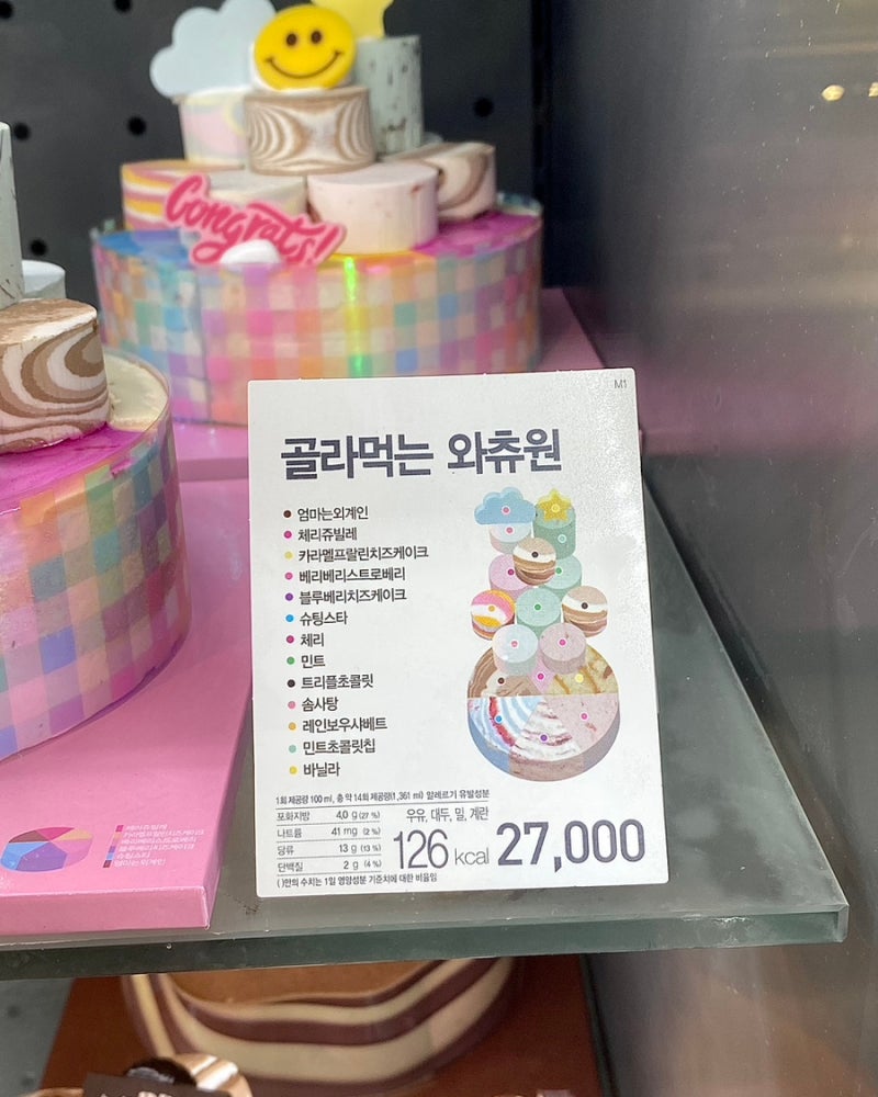 배스킨라빈스 케이크 추천 골라먹는 와츄원가격 맛종류 네이버 블로그