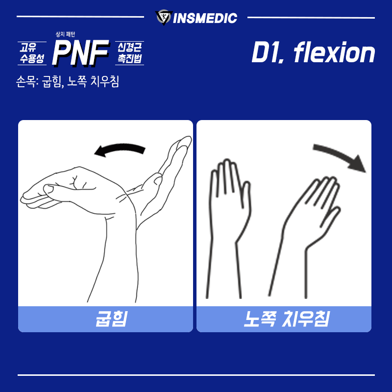 [국제테이핑] 2편 PNF상지 D1 Flexion에 대해 알아보기! : 네이버 블로그