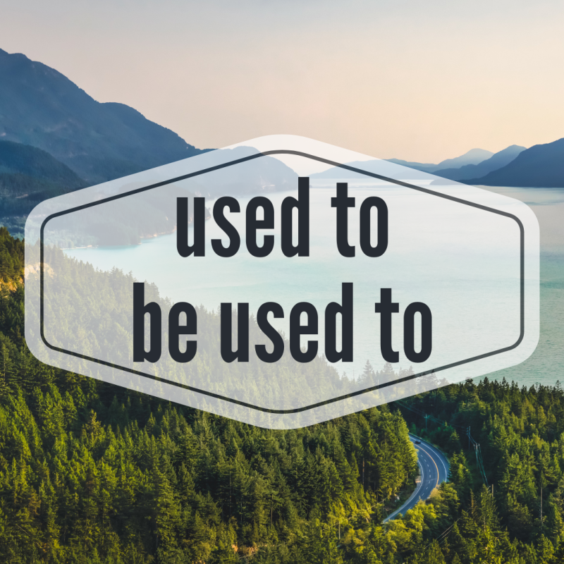 used to, would, get / be used to 뜻 차이 정리 : 네이버 블로그