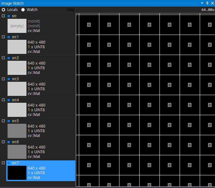 [OpenCV][C++] cv::Mat 클래스 총정리(1) - 얕은 복사 깊은 복사 matrix 연산 CV_8UC1 ...