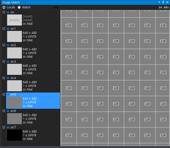 [OpenCV][C++] cv::Mat 클래스 총정리(1) - 얕은 복사 깊은 복사 matrix 연산 CV_8UC1 ...
