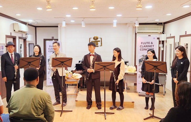 율 2023 봄 맞이 플륫 And 클라리넷 콘서트 ♥ 분당 서현동 효자촌 플룻 클라리넷 관악기 학원 ♥ 네이버 블로그