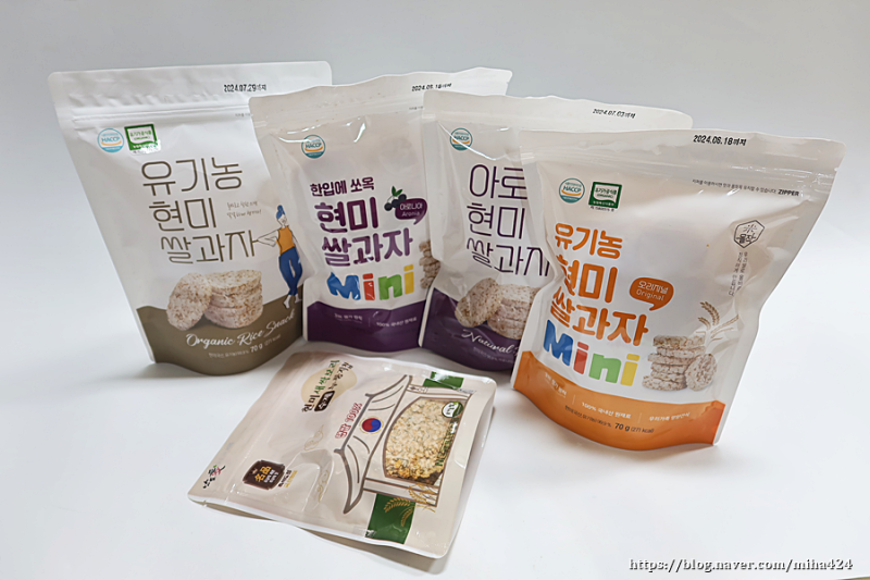 유기농맘 현미 뻥튀기 유기농 쌀과자 건강한 간식 네이버 블로그