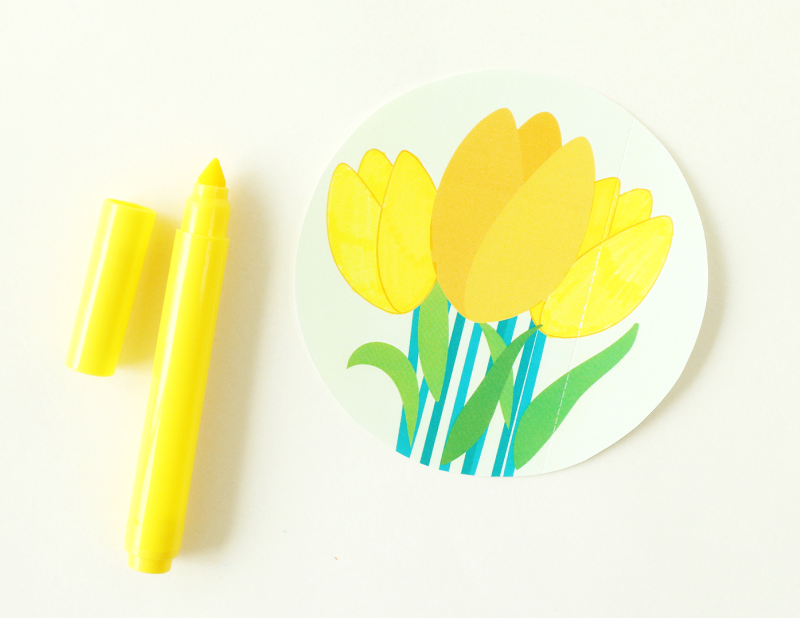 봄 아동미술 꽃병 만들기 도안 🌼 아이 방 꾸미기 네이버 블로그