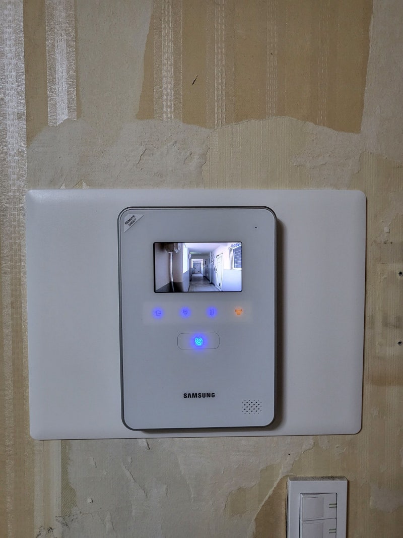 의정부 호원동 두산아파트 삼성비디오폰 SHT-3625 설치 후기 사례~ : 네이버 블로그