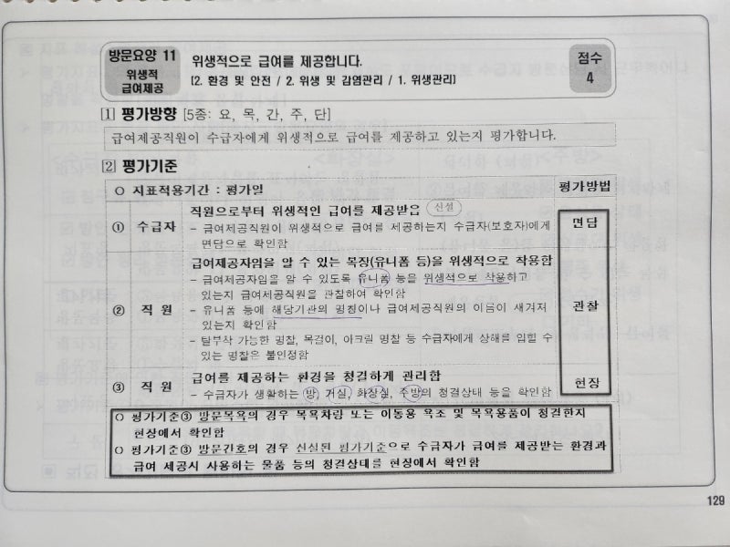 건강보험공단 시행 평가 지표 11번 위생적 급여제공 및 지표12번 낙상과 욕창 인지기능상태 네이버 블로그