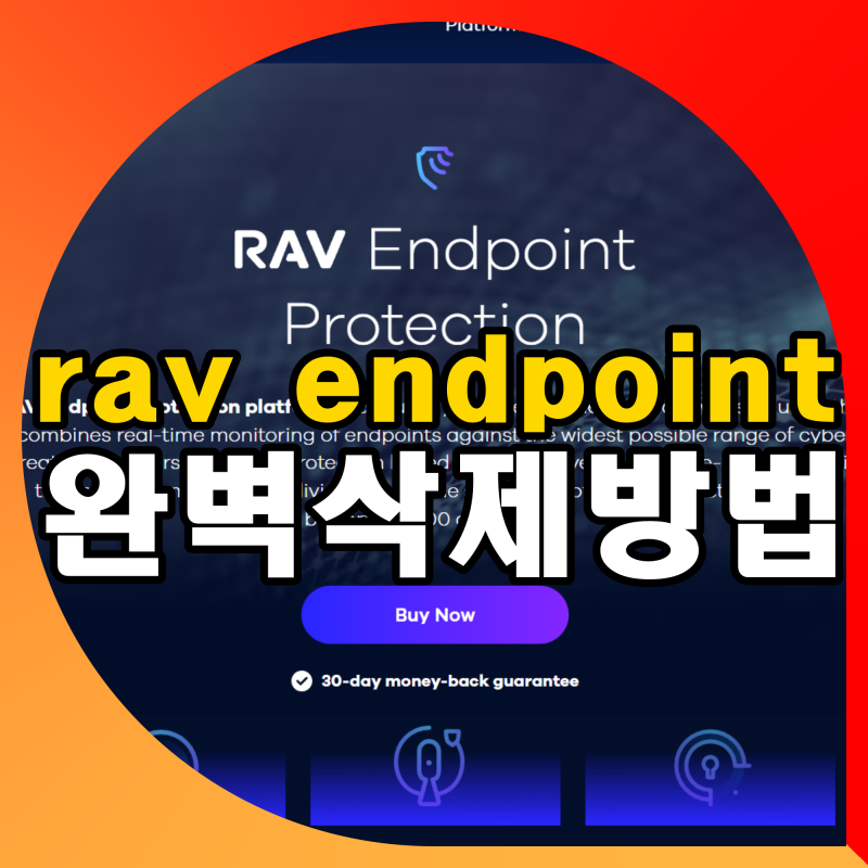 rav endpoint protection 삭제 제거 방법 오류없이 : 네이버 블로그
