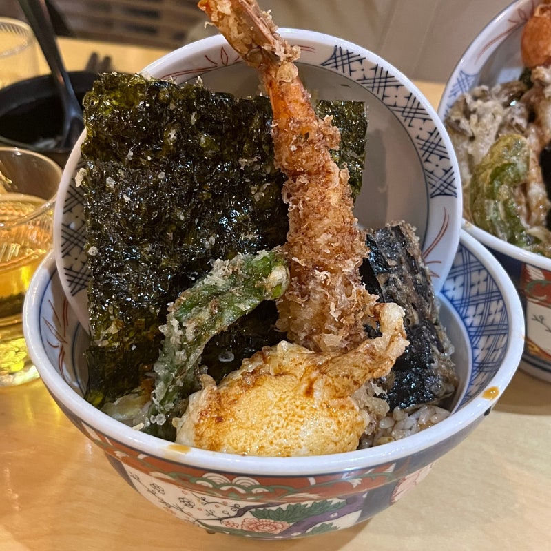 서울시청역맛집 바삭한 튀김덮밥 텐동이 유명한 온센 광화문점 네이버 블로그