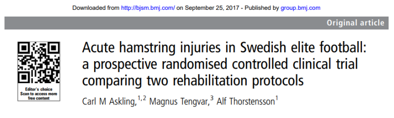 축구선수 햄스트링 필수 재활 운동 / Askling L-protocol / The Extender, The Diver, The ...