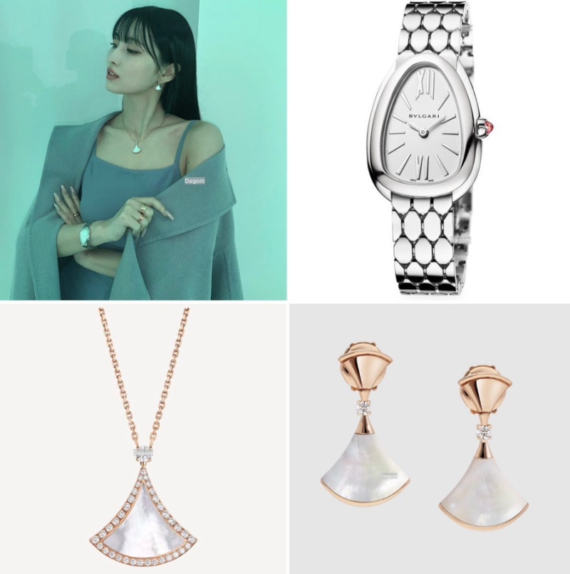 트와이스 모모 X 불가리 디바스드림 목걸이 귀걸이 세르펜디 세두토리 시계 우아한 주얼리 브랜드 추천해요 네이버 블로그