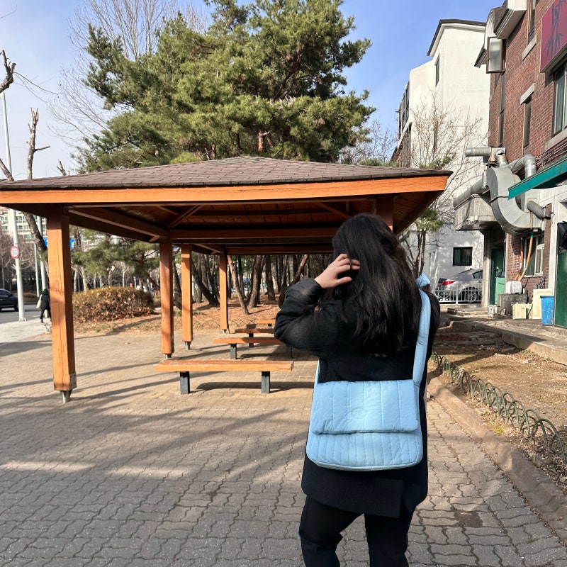 신상 시엔느 패딩백 크로스 블루 아기 기저귀 가방 추천 네이버 블로그