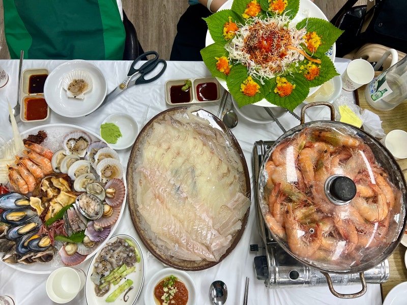 인천 소래포구 팔복수산세자매집회양념 회는 맛있었고 스끼다시 좋았지만 재방문 의사 없는 곳 네이버 블로그