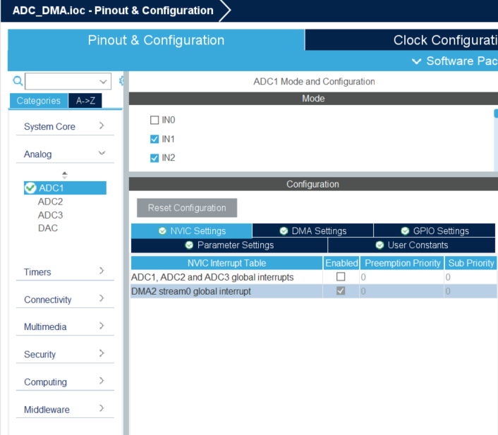 STM32F4 ADC DMA 예제 Code : 네이버 블로그