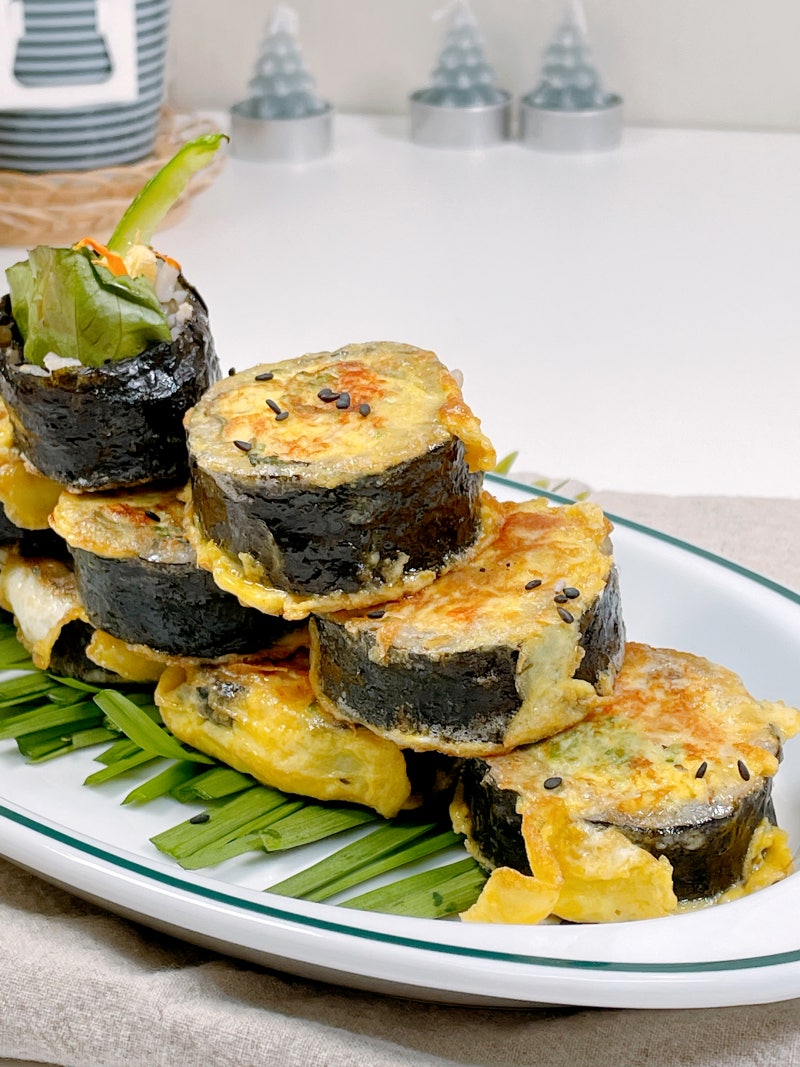 김밥전 도시락 만들기 남은 김밥 요리 혼밥메뉴 냉장고파먹기 밥요리 네이버 블로그