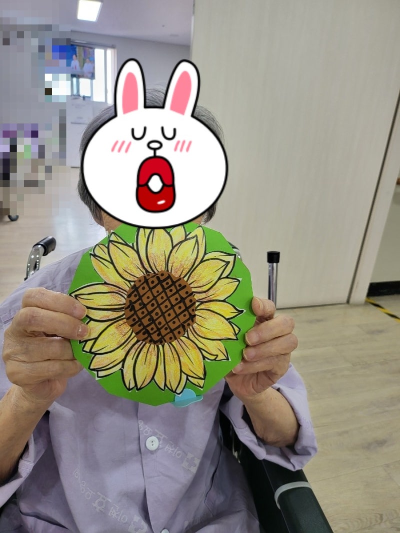 노인미술 봄미술활동 인지프로그램치매예방 네이버 블로그
