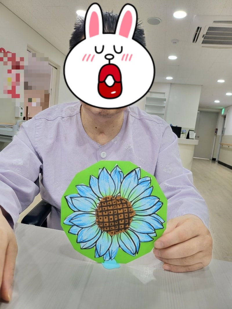 노인미술 봄미술활동 인지프로그램치매예방 네이버 블로그