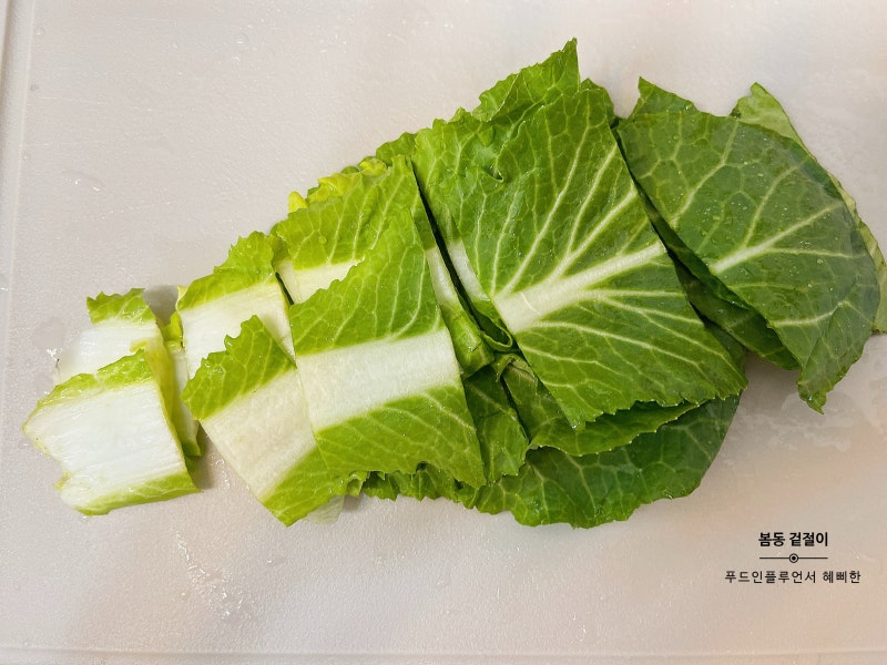 봄동 겉절이 만드는 법 봄동겉절이 양념 봄동요리 봄반찬 만들기 배추겉절이 레시피 네이버 블로그