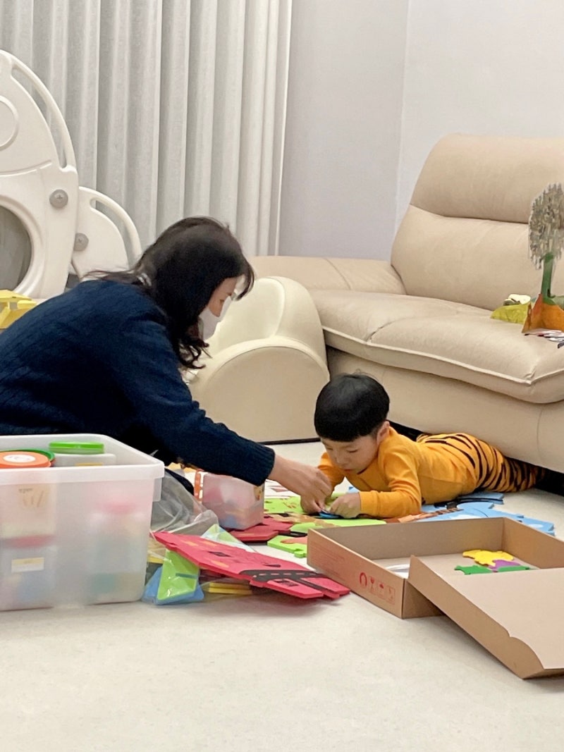 방문수업신기한 한글나라신기한 수학나라 만 3세 4살 한솔교육 입문 3회차 수업 후 꼬리에 꼬리를 무는 생각들