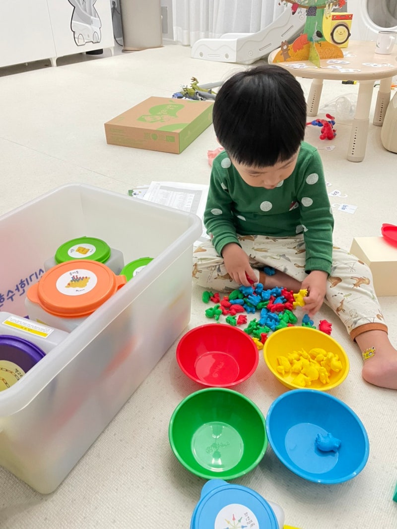 방문수업신기한 한글나라신기한 수학나라 만 3세 4살 한솔교육 입문 3회차 수업 후 꼬리에 꼬리를 무는 생각들